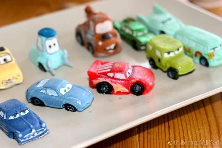 Cars Party: Making Fondant Cars - Oh, The Things We'll Make!