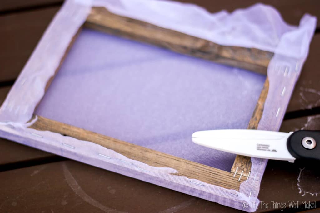 Easy Silk Screening with Recycled Materials - Oh, The Things We'll Make!