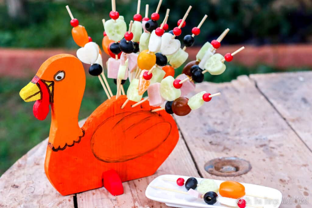 Thanksgiving Appetizer Skewers - Oh, The Things We'll Make!