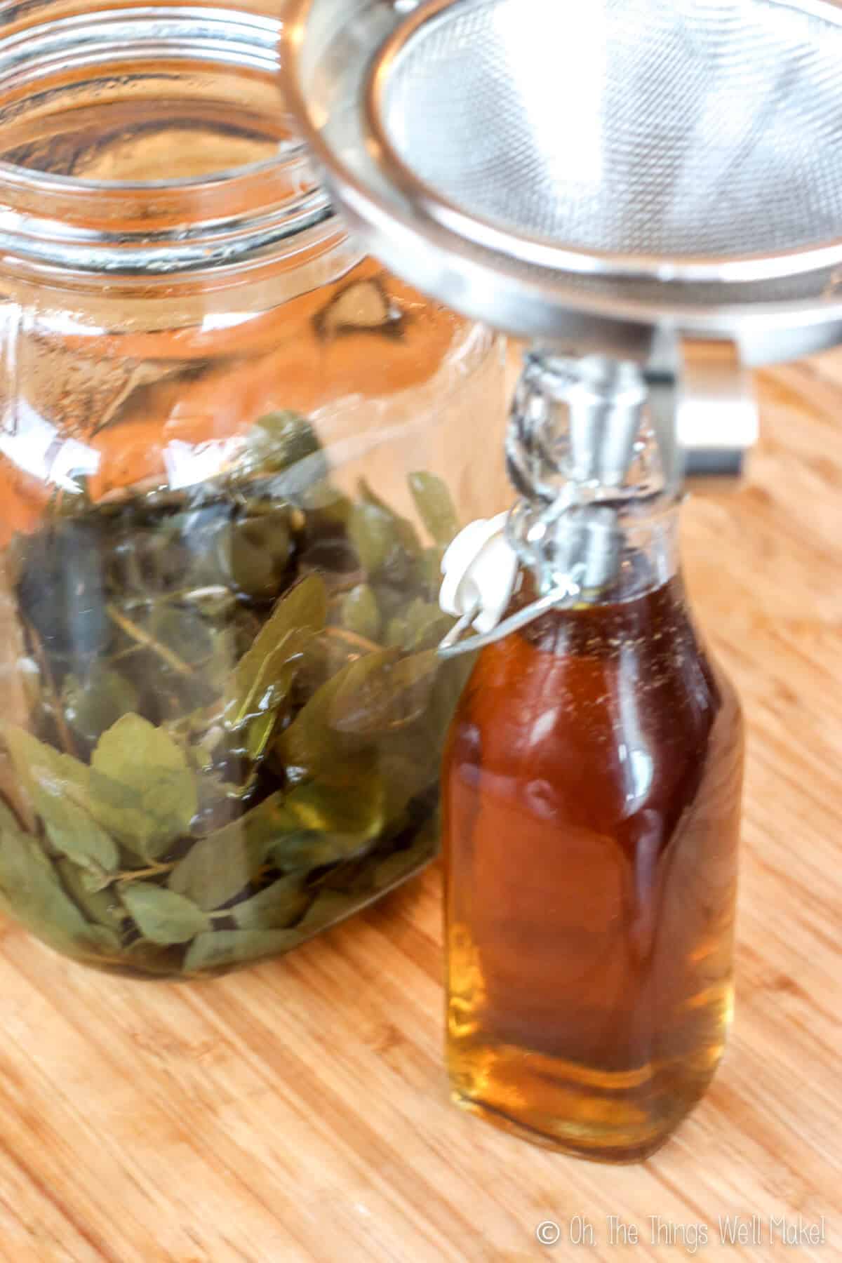 Homemade Peppermint Liqueur - Oh, The Things We'll Make!