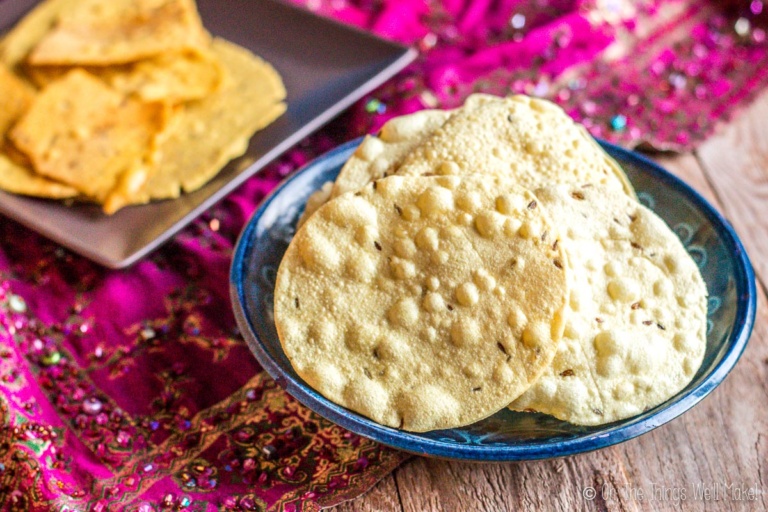 Homemade Papadums From Scratch - Oh, The Things We'll Make!