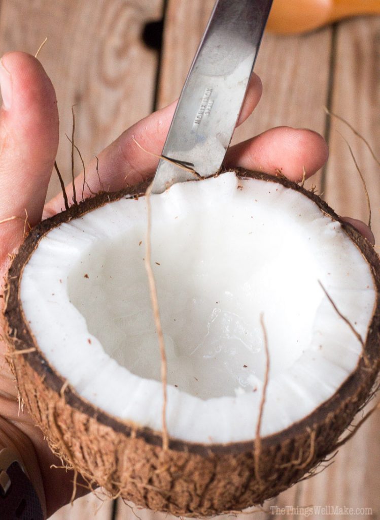 How to Choose a Coconut and How to Open it - Oh, The Things We'll Make!