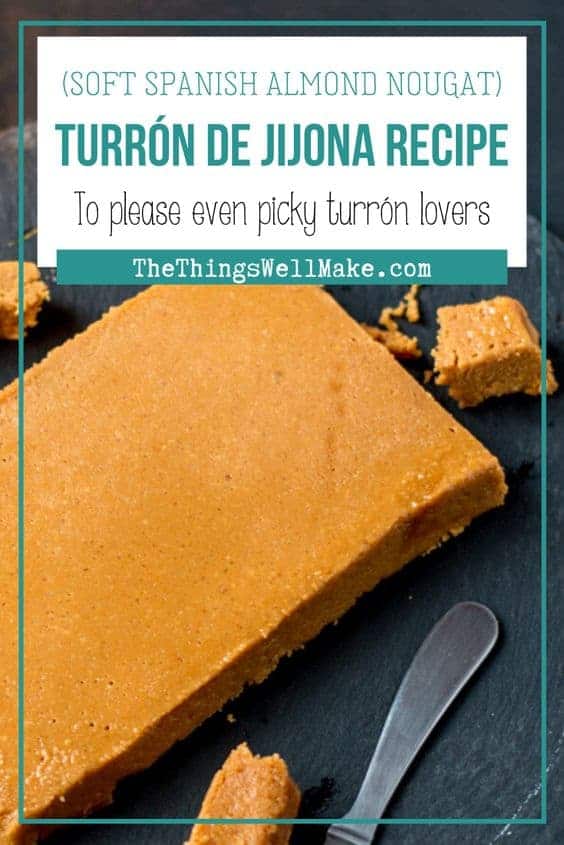 Turrón de Jijona Recipe (Soft Spanish Almond Nougat) - Oh, The Things ...