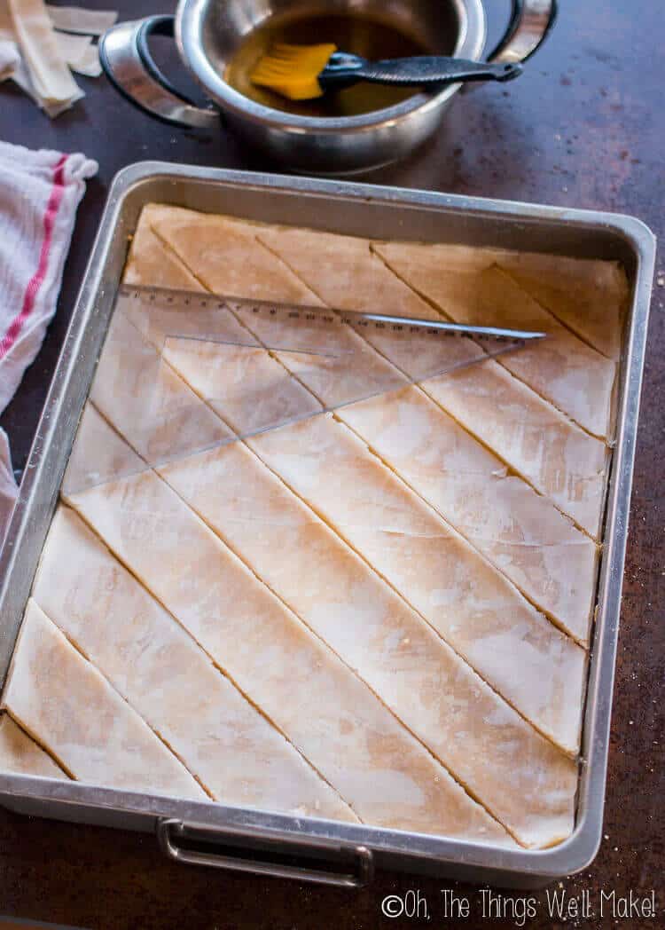 How to make Baklava (Greek Baklava Recipe) - Oh, The Things We'll Make!