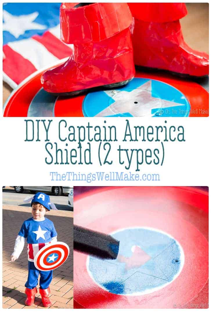How to Make a Captain America Shield - Oh, The Things We'll Make!
