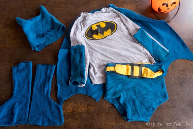 Easy Homemade Superhero Costume: Batman & Superman - Oh, The Things We ...