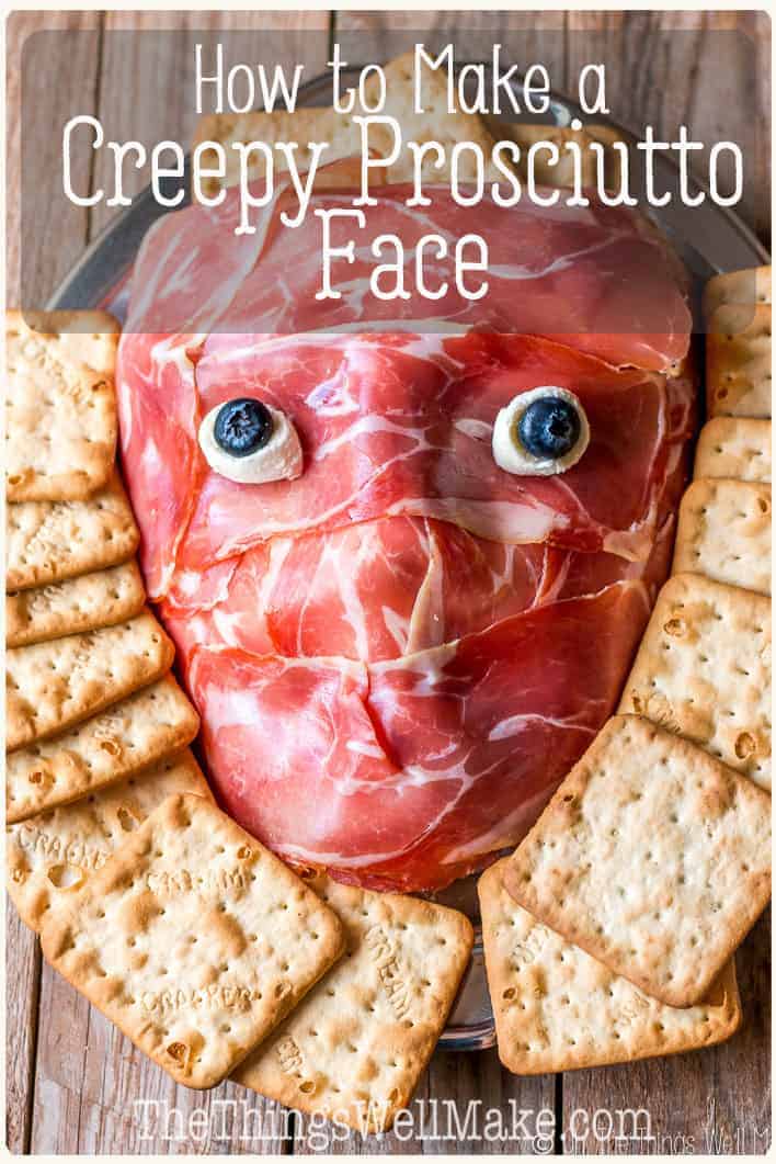 Creepy Halloween Food: Make a Ham Face - Oh, The Things We'll Make!