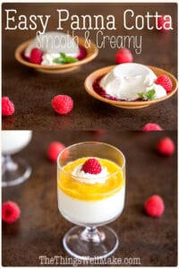 Smooth and Creamy Panna Cotta - Oh, The Things We'll Make!