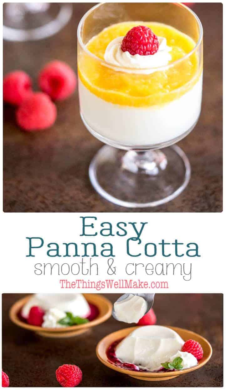 Smooth and Creamy Panna Cotta - Oh, The Things We'll Make!