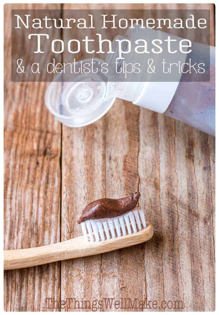 Natural Homemade Toothpaste Recipes & Tips From a Dentist - Oh, The ...