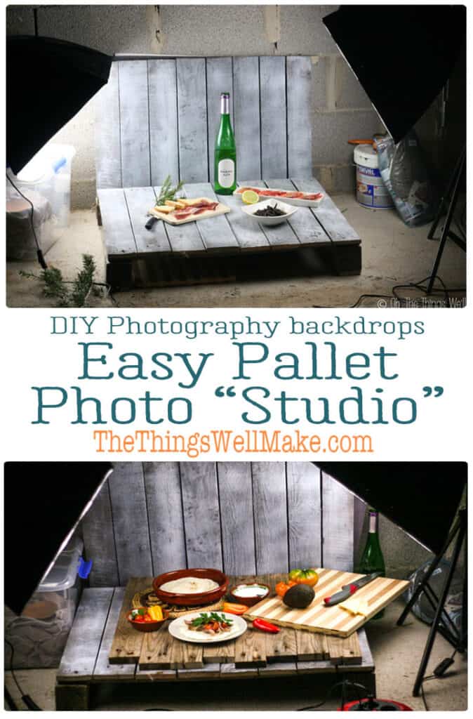 DIY Photography Backdrops: Using a Pallet "Studio" - Oh, The Things We ...
