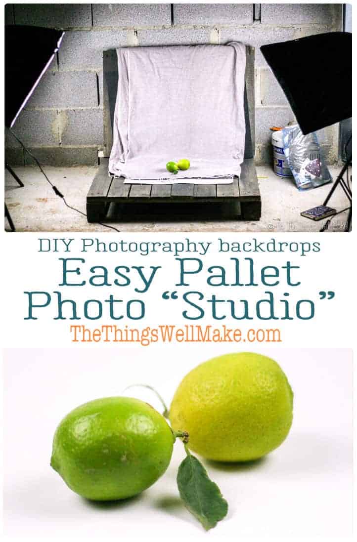 DIY Photography Backdrops: Using a Pallet "Studio" - Oh, The Things We ...