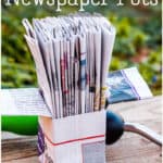 Quick, DIY, Origami Flower Pots From Recycled Newspaper - Oh, The ...