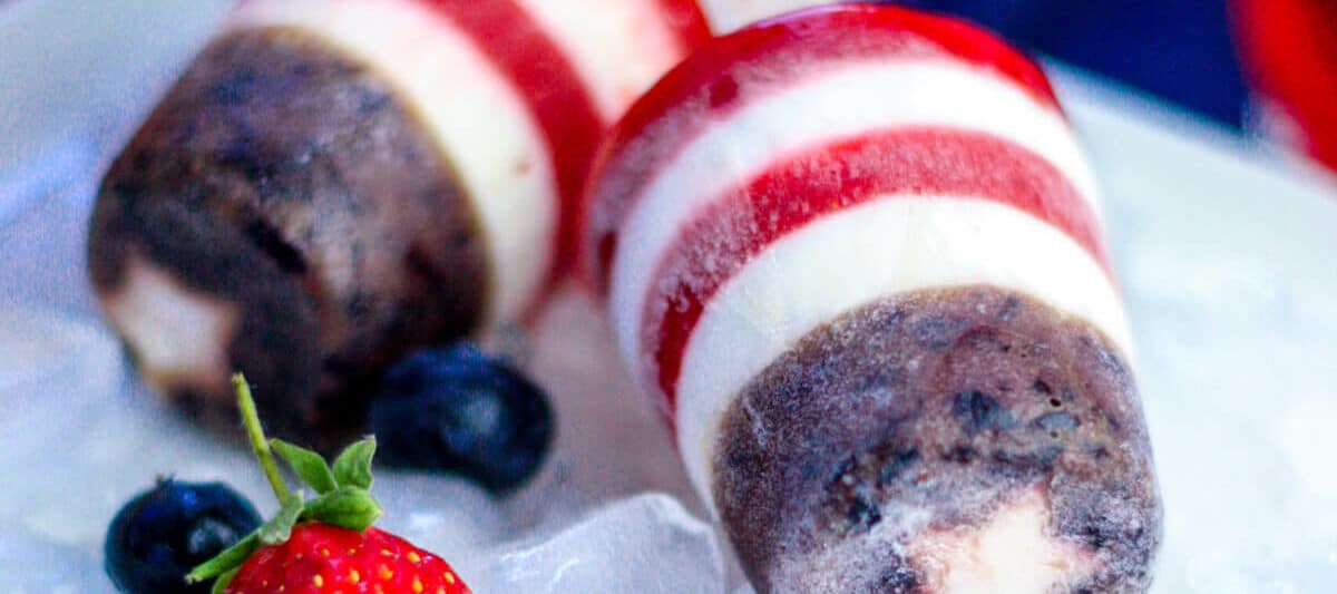 Red, White, and Blue Patriotic Popsicles - Oh, The Things We'll Make!