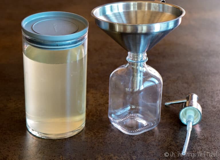 How to Dilute a Homemade Liquid Soap Paste - Oh, The Things We'll Make!