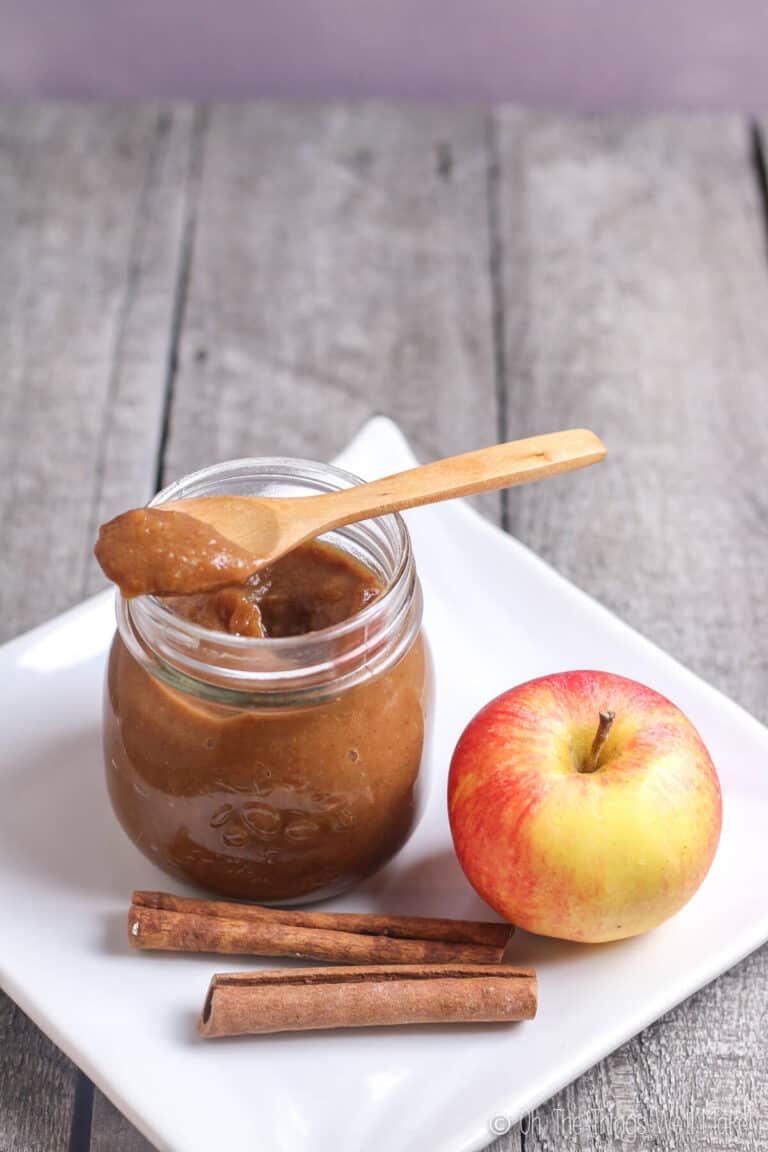 Spiced Apple Butter Made in a Slow Cooker - Oh, The Things We'll Make!