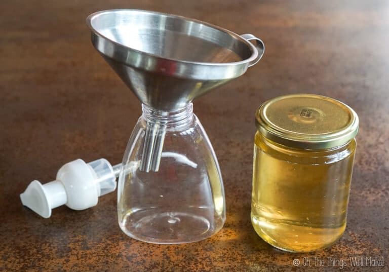 Easy, Beginner DIY Liquid Castile Soap Recipe - Oh, The Things We'll Make!