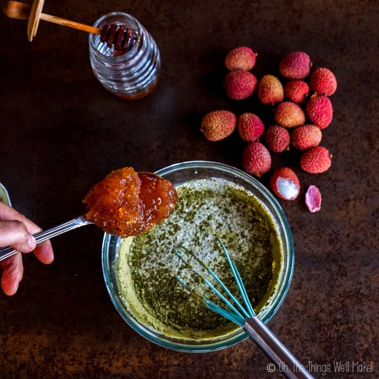 Matcha Lychee Ice Cream - Oh, The Things We'll Make!