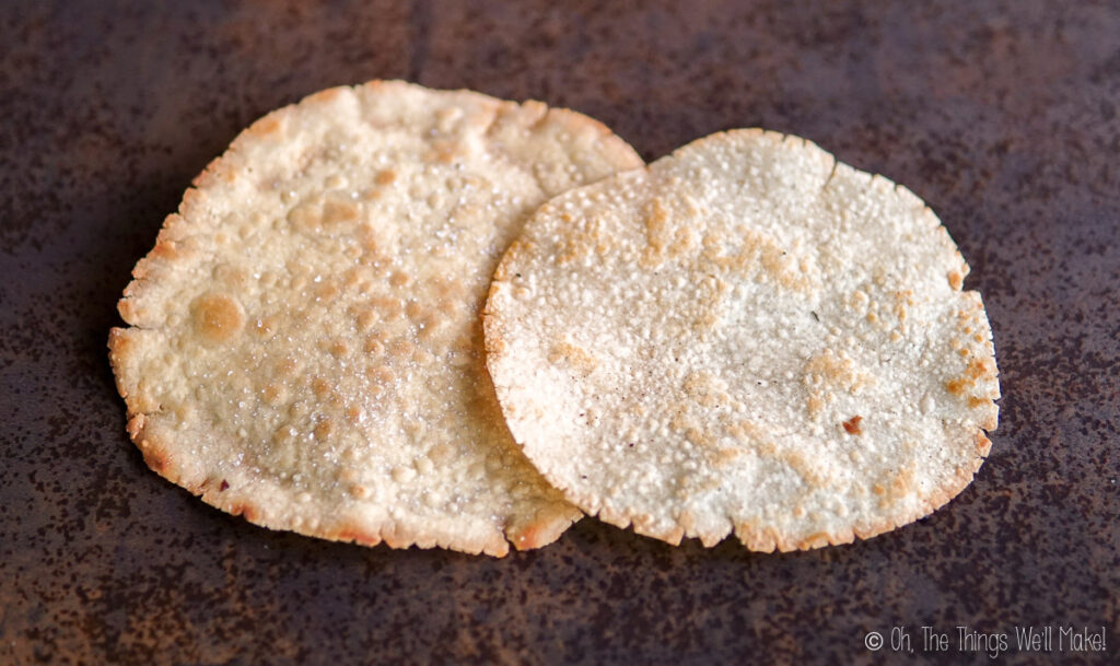 Homemade Papadums From Scratch - Oh, The Things We'll Make!