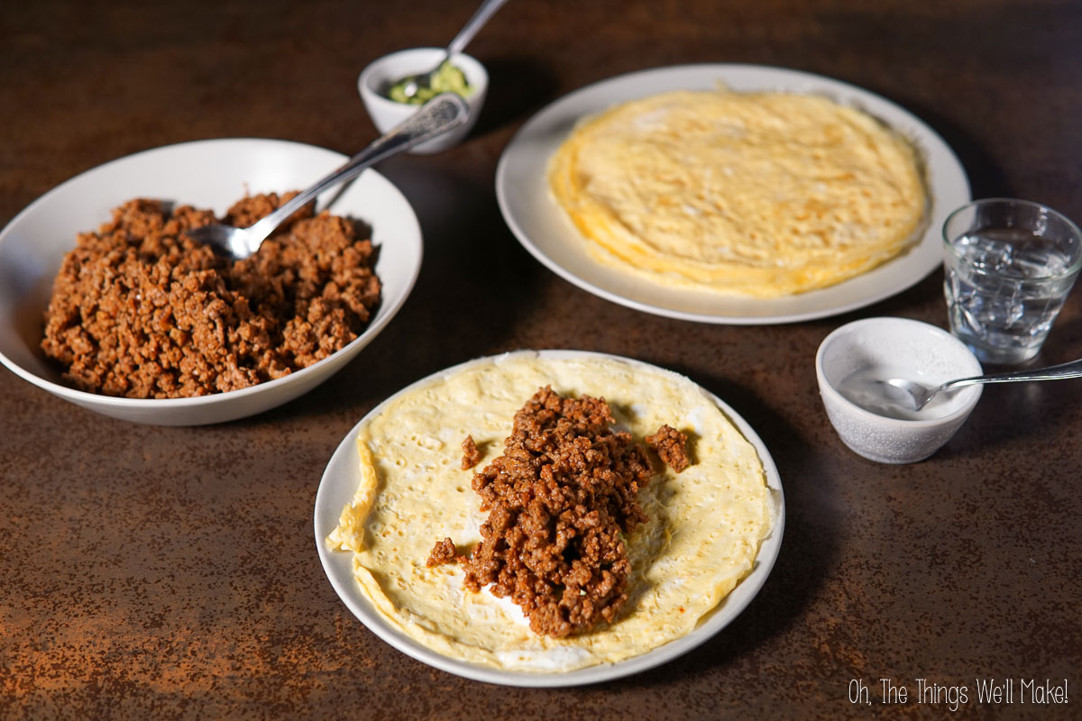 Easy Egg Wraps - Oh, The Things We'll Make!