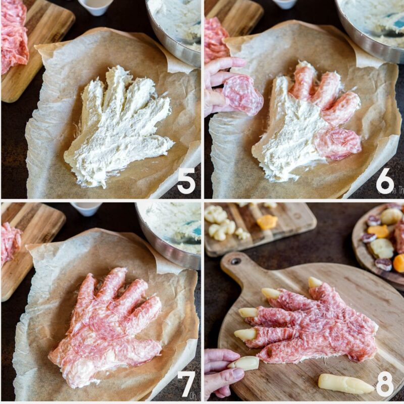 Spooky Halloween Hand Cheese Ball - Oh, The Things We'll Make!