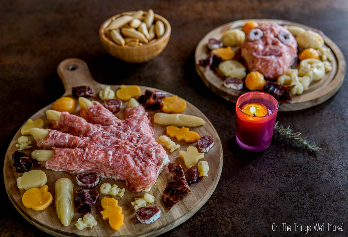 Spooky Halloween Hand Cheese Ball - Oh, The Things We'll Make!