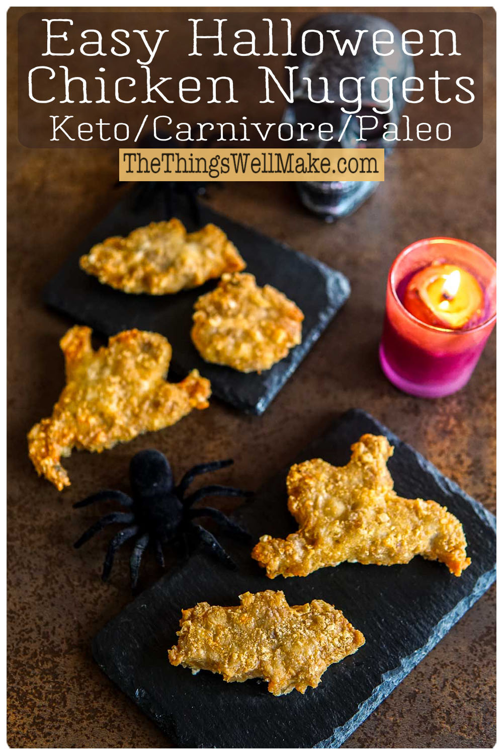 Easy Halloween Chicken Nuggets - Oh, The Things We'll Make!