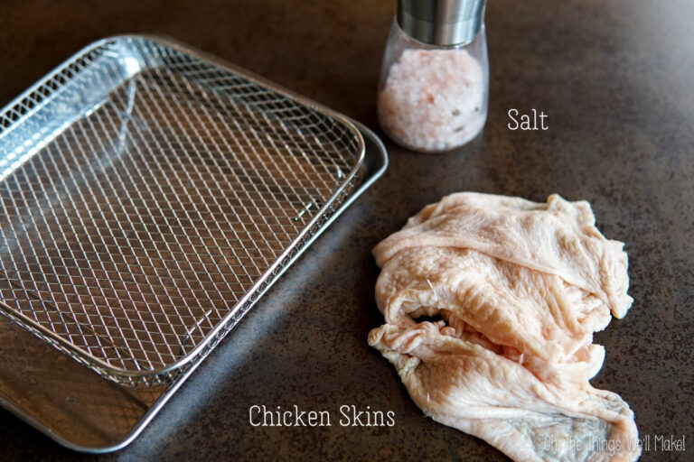 Crispy Chicken Skins - Oh, The Things We'll Make!