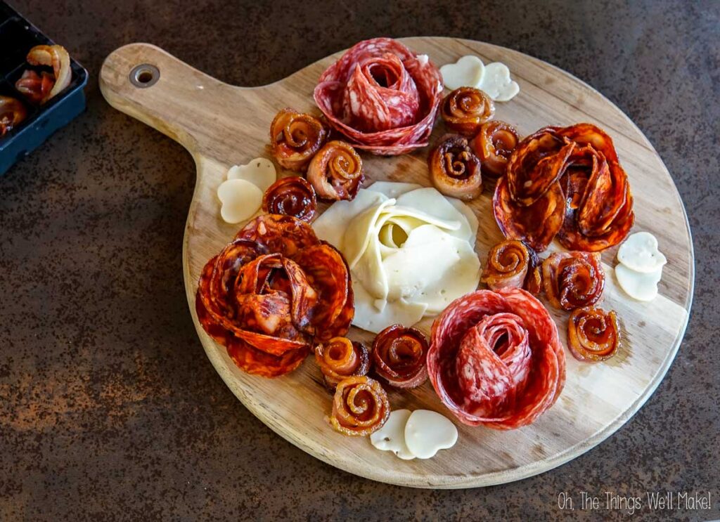 How to Make Salami Roses - Oh, The Things We'll Make!