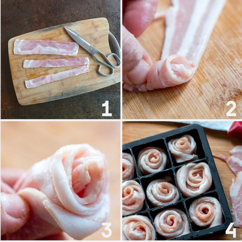 How to Make Bacon Roses - Oh, The Things We'll Make!