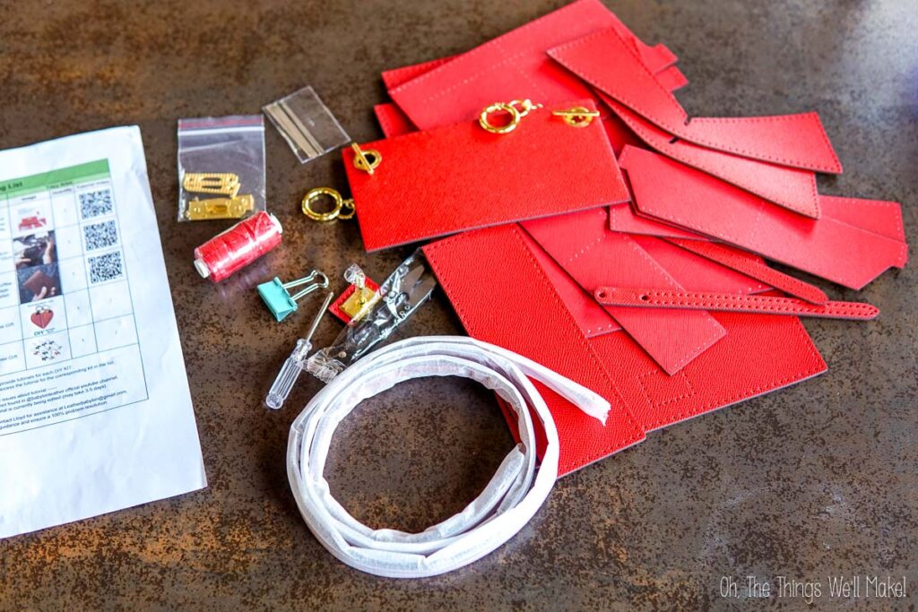 How to Make a Clutch Handbag (Leather) - Oh, The Things We'll Make!
